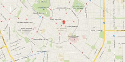 Milão mapa - Mapas de Milão (Lombardia - Itália)